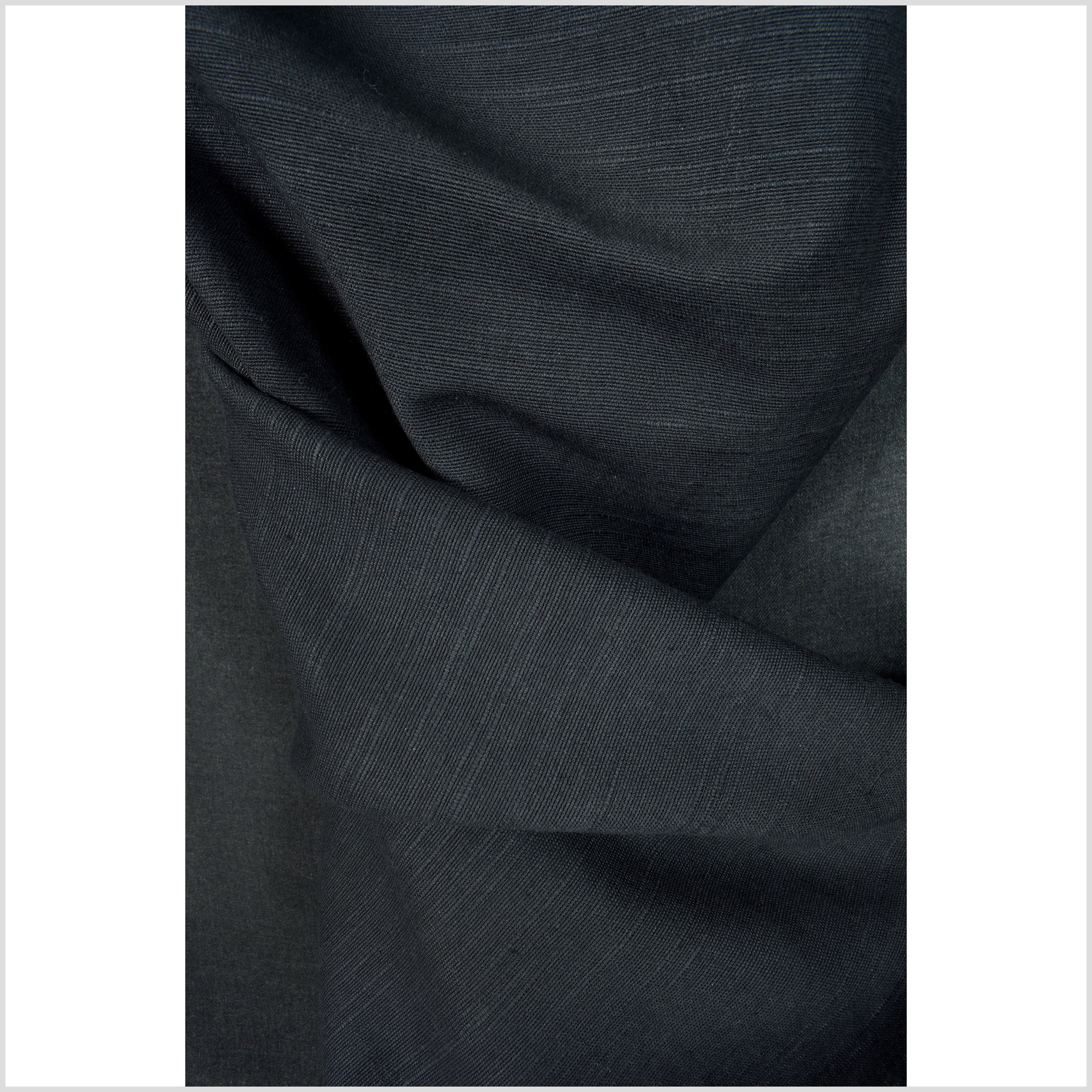 black cotton fabric by the yard