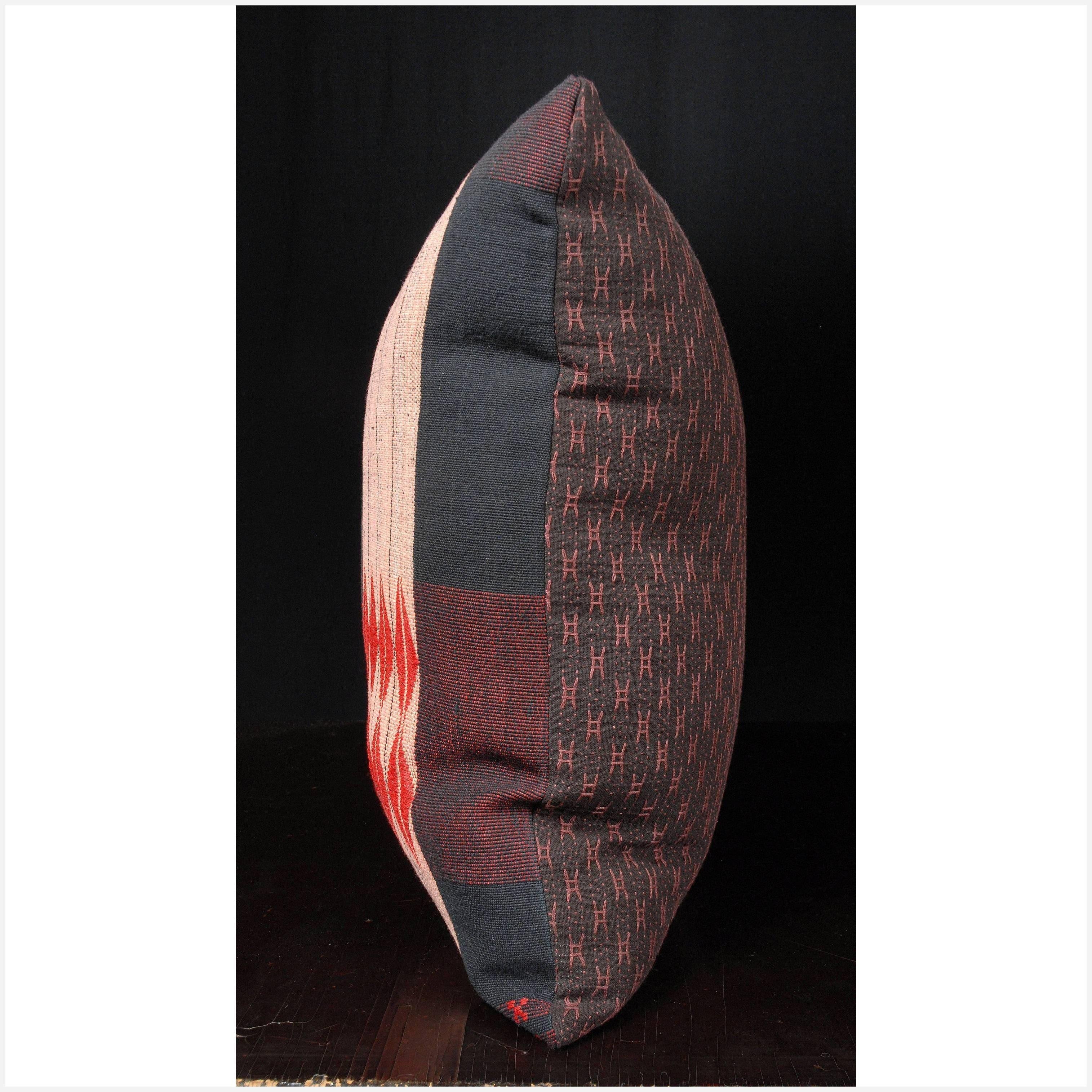 18 x 18 inch throw pillow Naga tribal fabric blanket ethnic handwoven ...