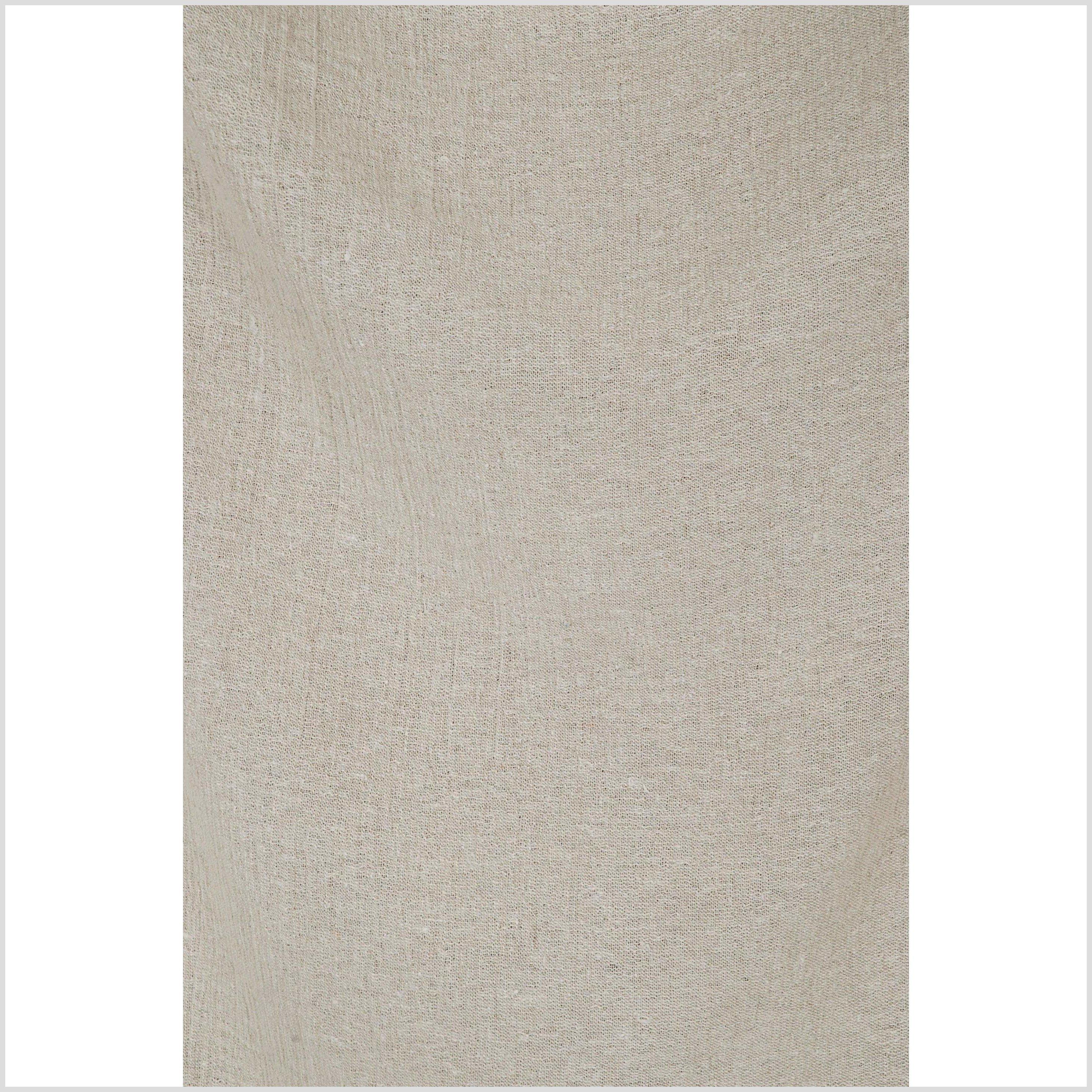 Lightweight cotton and hemp neutral beige sheer gauzy fabric, sold by ...