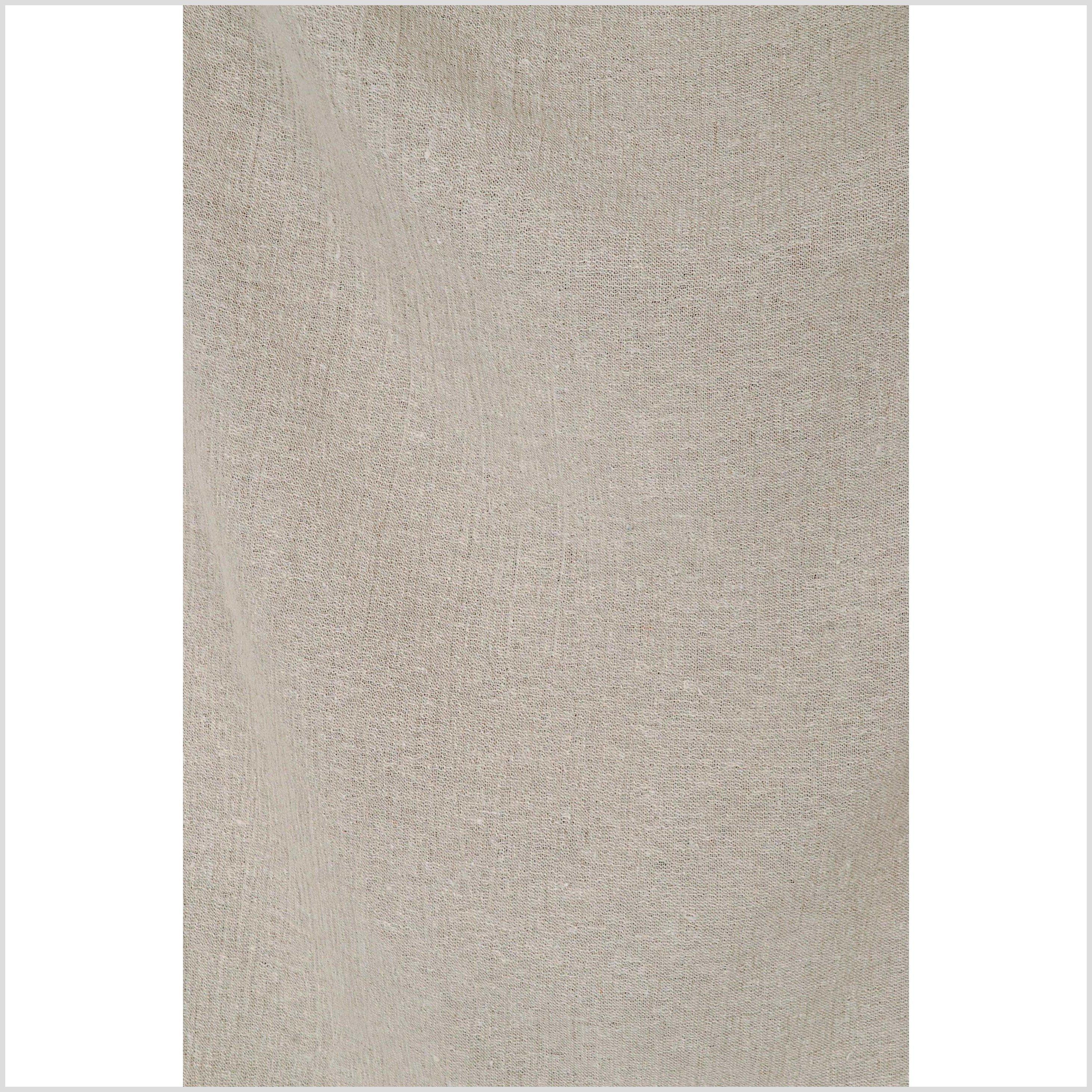 Lightweight cotton and hemp neutral beige sheer gauzy fabric, sold by ...